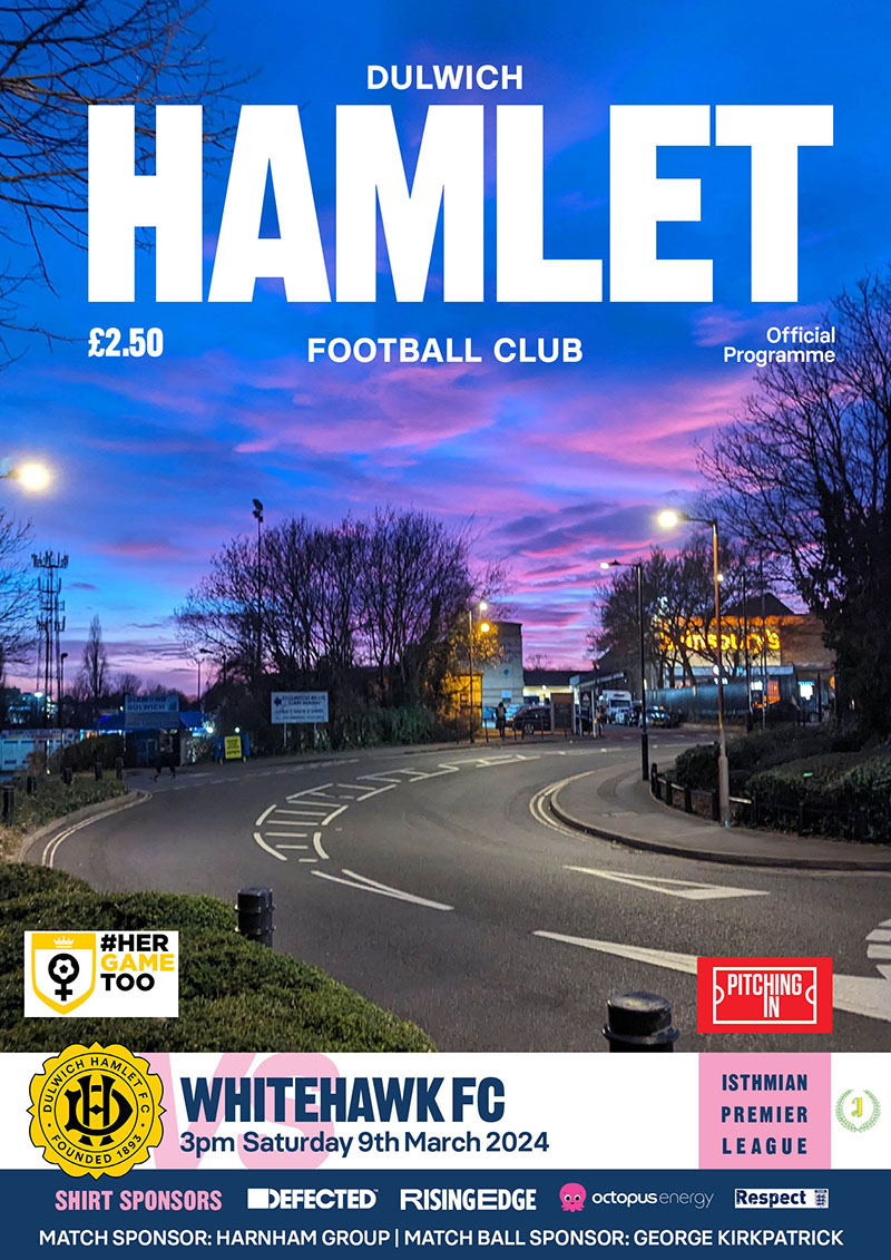 Dulwich Hamlet Football Club - Men's Matchday Programmes Season 2023/24