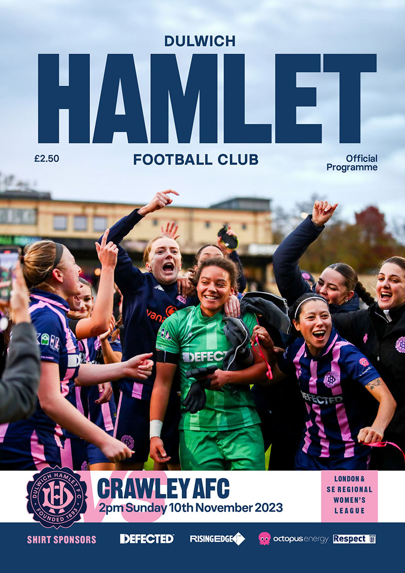 Dulwich Hamlet Football Club - Women's Matchday Programmes Season 2023/24